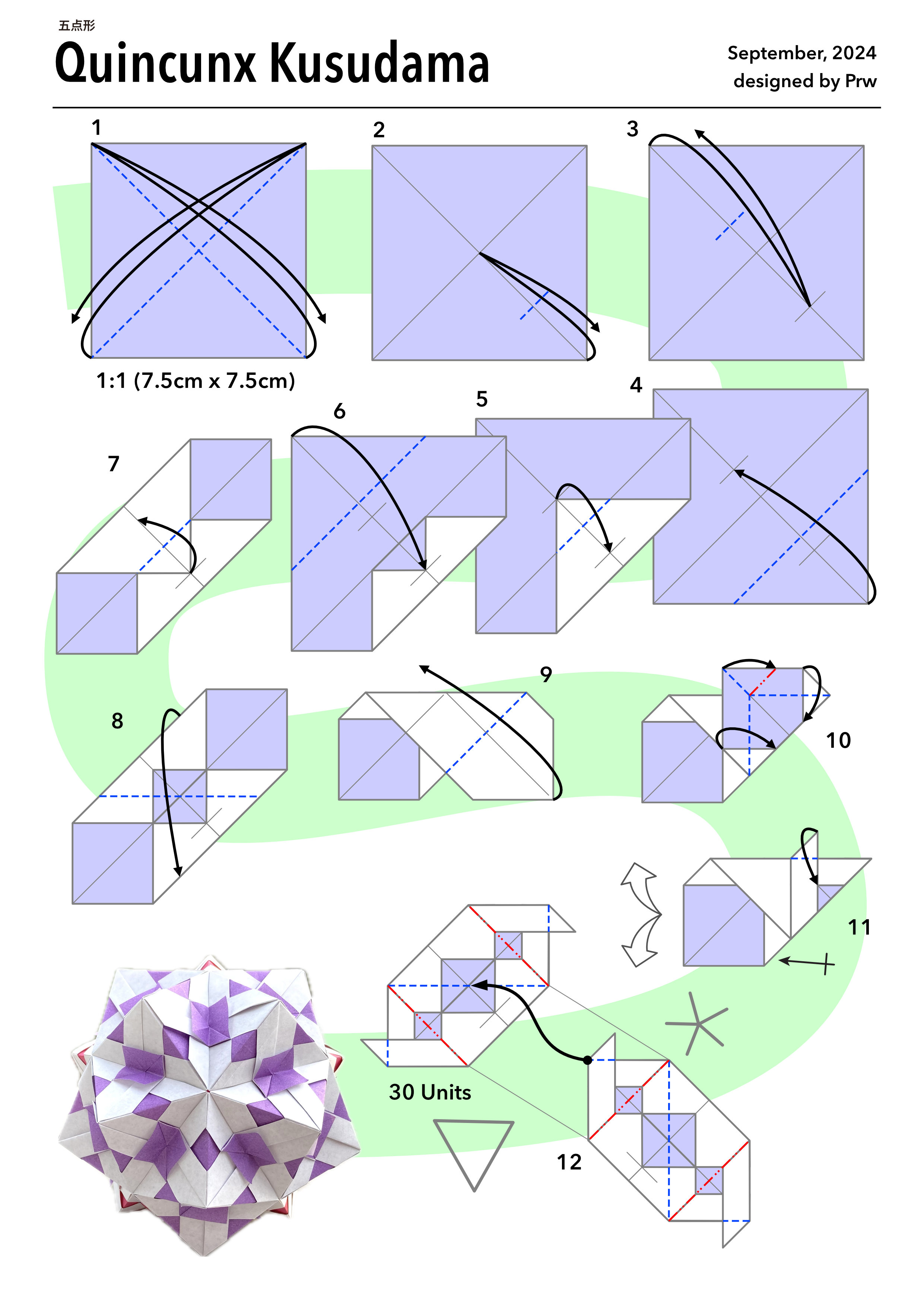 Quincunx – PrwOrigami